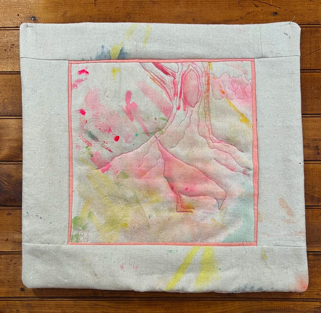 Two Of My "Drop Cloth Drawings" For Sale - Fullmoonfiberart.com