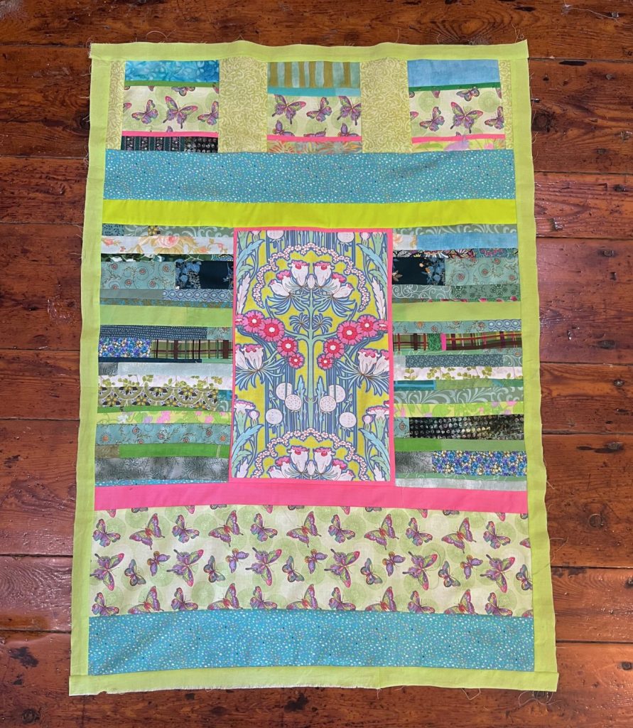 Making Another Meditation Mat, Rising Flowers and Butterflies ...