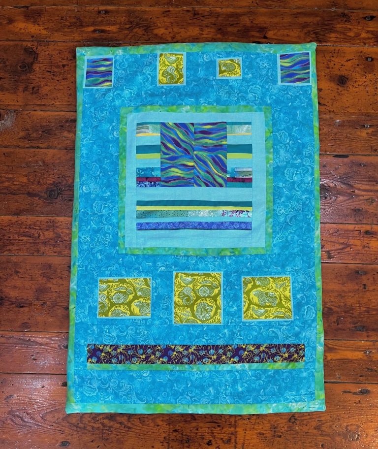 My Morning Light Meditation Mat - Fullmoonfiberart.com